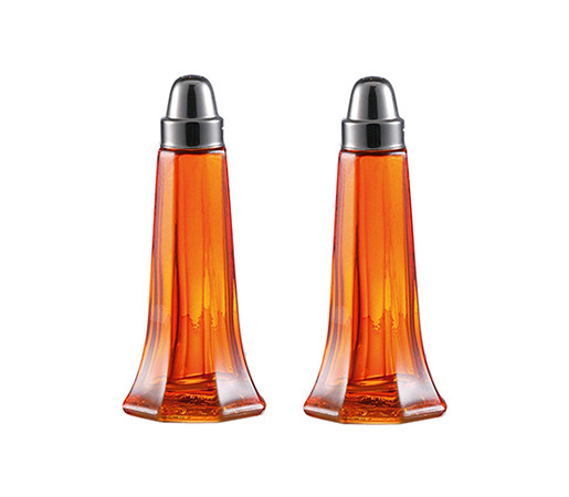 Комплект солница и пиперница Stoha Design Exquisit, orange
