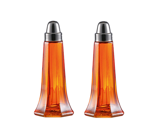 Комплект солница и пиперница Stoha Design Exquisit, orange