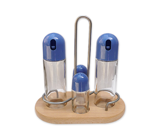 Оливерник Stoha Design Blue Transparent, комплект 5 части